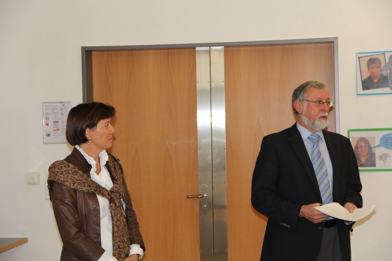 Regula Hürlimann, Gemeindepräsidentin Hünenberg und Jean-Pierre ...