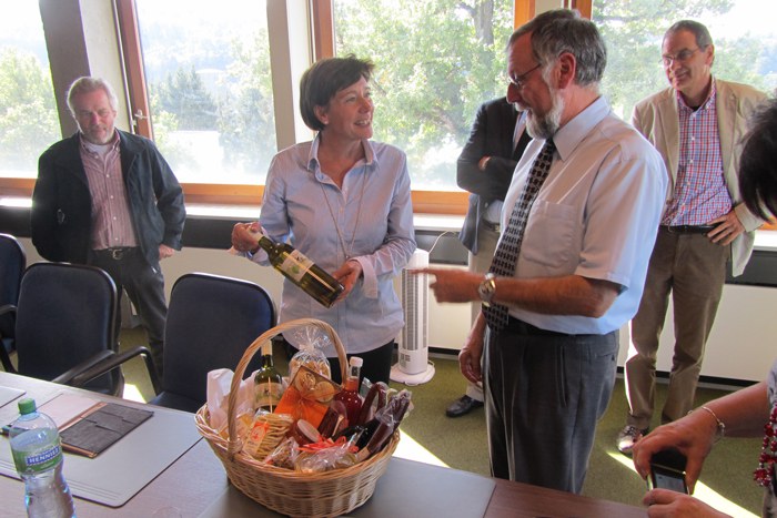 Regula Hürlimann, Gemeindepräsidentin Hünenberg und Jean-Pierre ...