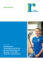 Gemeindeversammlung vom 3. Juni 2024 — Risch